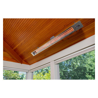 Hybrid Eze-Breeze Sunroom with Infrared Heaters - Traditional - Porch ...
