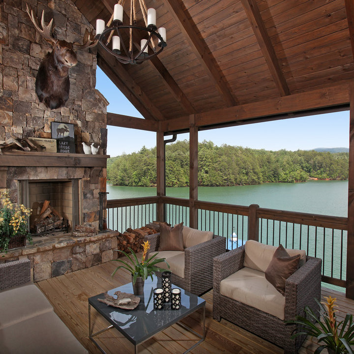 Modern Rustic Lake House Ideas - Photos & Ideas | Houzz