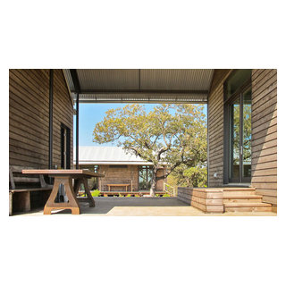 Lake Flato Porch House at Miller Ranch - Rustic - Porch - Austin - by ...
