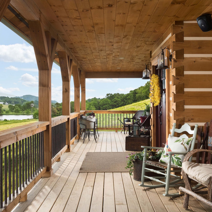 Front Porch Railing Farmhouse - Photos & Ideas | Houzz