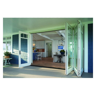 Marvin Windows: Bi-Fold Door - Beach Style - Porch - Portland Maine ...