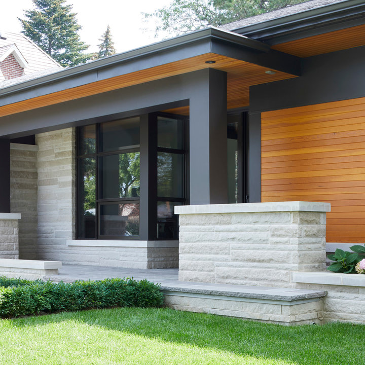 75 Beautiful Modern Front Veranda Ideas and Designs - August 2025 ...