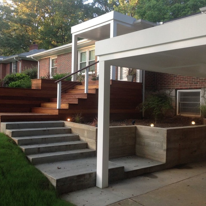 75 Modern Front Porch Ideas You'll Love - October, 2025 | Houzz