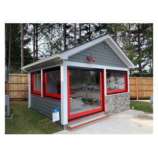 Motorized Vinyl Panels for Weatherization - Moderno - Porche - Atlanta ...