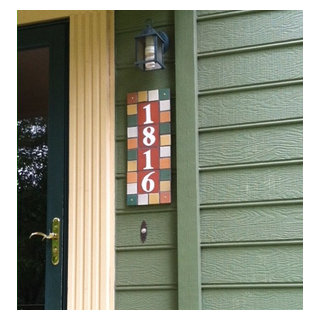 Multi-Tile Address Plaque - Traditional - Porch - Richmond - by ...