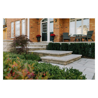 Natural Stone Step Detail - Traditional - Porch - Toronto - by LandArt ...