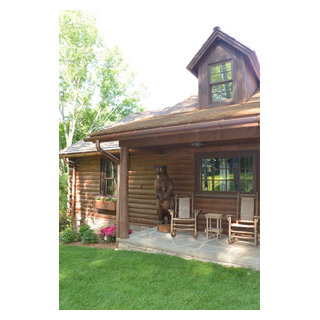 New "100-Year-Old" Cabin - Rústico - Porche - Otras zonas - de ...