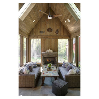 New Buffalo Farmhouse - Farmhouse - Porch - Chicago - by Highgate ...
