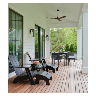 New Canaan 21st Century Efficient Farmhouse - Farmhouse - Porch - New ...