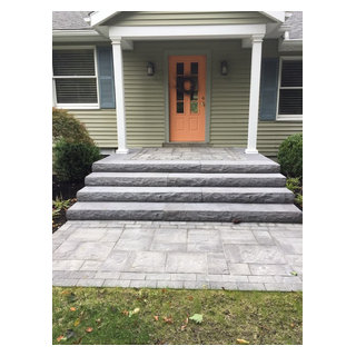 New front walk/stoop - Porch - New York - by Randazzo's Landscaping Inc ...