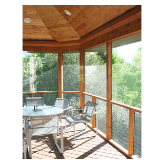 Octagonal Screen Porch - Traditional - Porch - Other - by Degnan Design ...