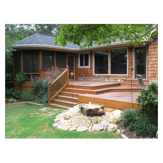 Octagonal Screen Porch - Traditional - Porch - Austin - by Lone Star ...