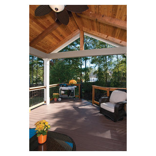 Open Back Porches - Transitional - Porch - Atlanta - by Atlanta Decking ...