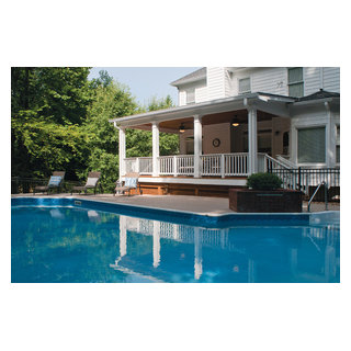 Open Back Porches - Transitional - Porch - Atlanta - by Atlanta Decking ...
