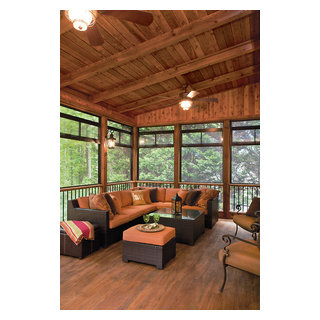 Open Back Porches - Transitional - Porch - Atlanta - by Atlanta Decking ...