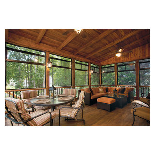 Open Back Porches - Transitional - Porch - Atlanta - by Atlanta Decking ...