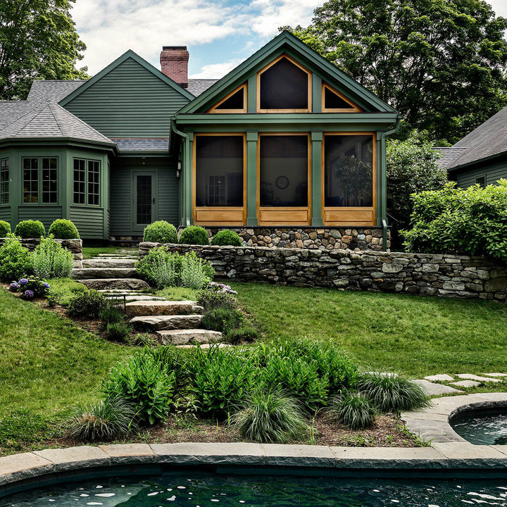 Open Gable Porch - Photos & Ideas | Houzz