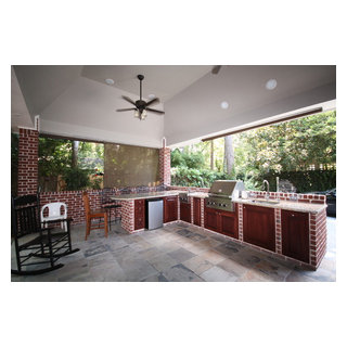 Outdoor Kitchen Addition - Traditional - Patio - Houston - by ...
