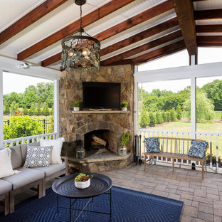 75 Beautiful Verandah with Concrete Pavers Ideas & Designs - September ...