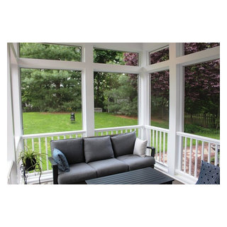 Outdoor living space in New Market, MD - Transitional - Veranda - DC ...