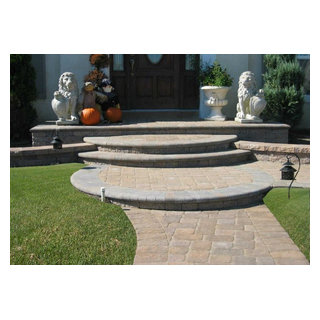 Paver Walks, Landings, and Steps - Traditional - Veranda - Philadelphia ...