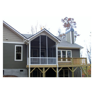 Permanent Screen Room - Hendersonville, NC - Transitional - Porch ...