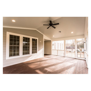 Plymouth Model - Screen Porch - Traditional - Porch - DC Metro - by ...