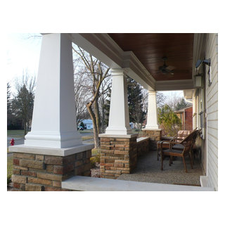 Porch to share a cold one (or hot one)! - Craftsman - Porch - Detroit ...
