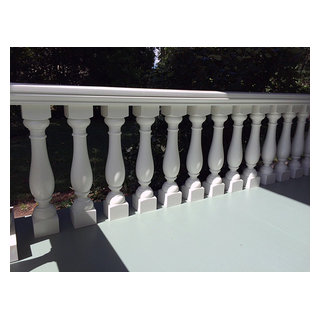 Princeton Porch Balustrade with Boral TruExterior FlyAsh Balusters ...
