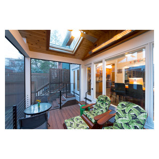 Raised Screen Room in Northwest D.C. - Modern - Veranda - DC Metro - by ...