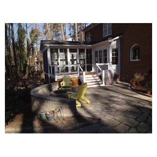 Raleigh NC 3 Season Room With Belgard Paver Patio - Contemporary ...