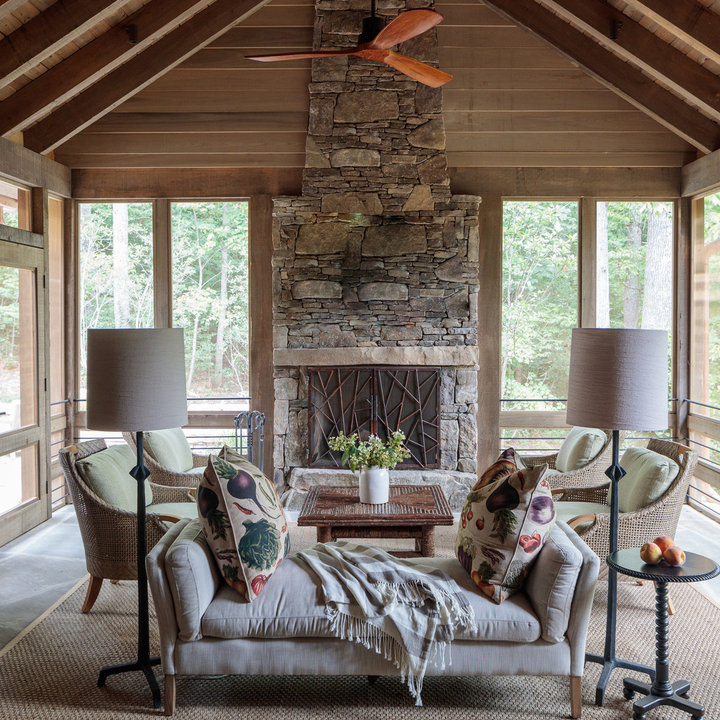 75 Rustic Porch Ideas You'll Love - October, 2025 | Houzz