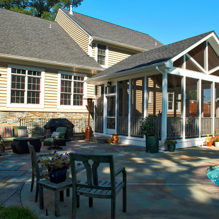 Porch Addition Gabled - Photos & Ideas | Houzz