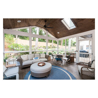 Screened Porch/Laundry room and Bathroom Remodel - Porch - Atlanta - by ...