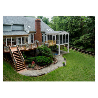 Screened porch with arches - Traditional - Porch - DC Metro - by K ...