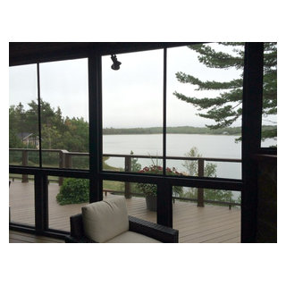 Screened Porch with Composite Decking - Traditional - Veranda - Other ...