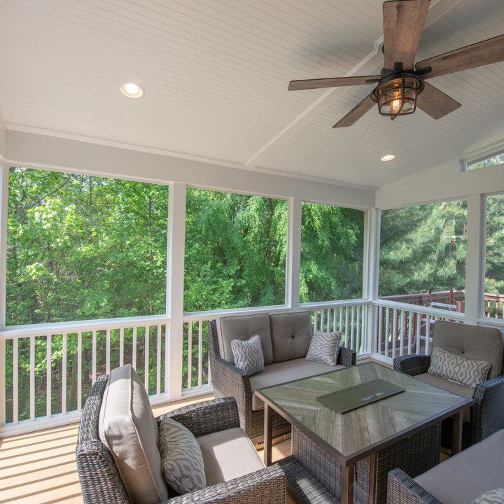 Screen Porch Shed Roof - Photos & Ideas | Houzz