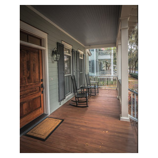 Southern Style Oak Spring House Design - Farmhouse - Porch - Atlanta ...