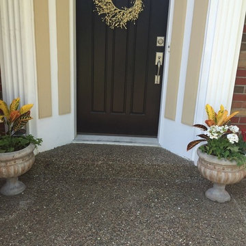Exposed Aggregate Porch - Photos & Ideas | Houzz
