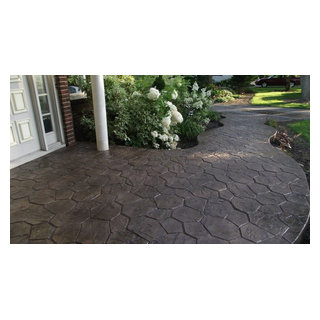 Stamped Concrete Wheel Chair Ramp. - Porche - Otras zonas - de Valley ...