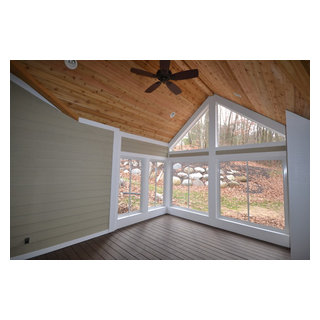 Sunroom and deck - Traditional - Porch - Grand Rapids - by PHB ...