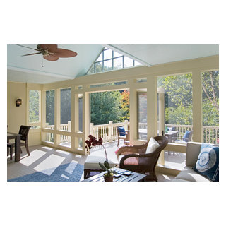 Sunroom and deck, Wayne, Pennsylvania - Traditional - Porch ...