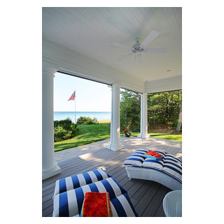 Tapered Round Columns - Contemporary - Porch - Grand Rapids - by ...
