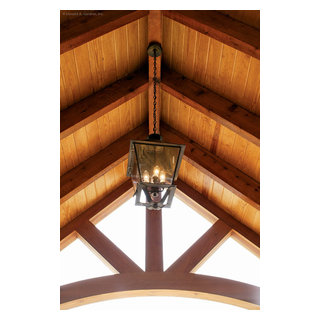 The Cedar Ridge Plan #1125-D: Front Porch Ceiling Detail - Craftsman ...