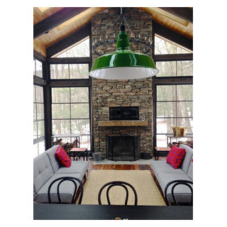 Three season room - Rustic - Porch - New York - by Interior Analysis by ...