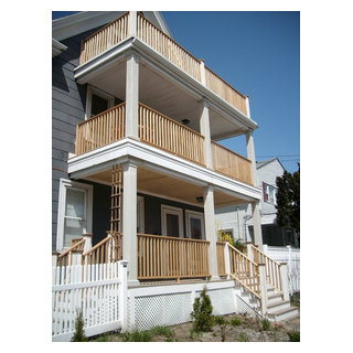 Three Story Deck Project - Traditional - Porch - Boston - by Len Gibely ...