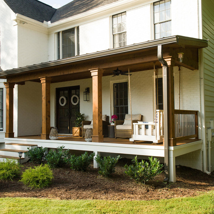 Timber Frame Front Porch - Photos & Ideas | Houzz