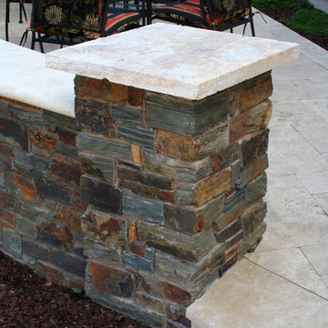 Travertine Porch - Photos & Ideas | Houzz