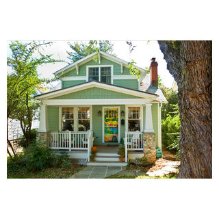 Two story addition with roof deck - Arts & Crafts - Veranda - DC Metro ...