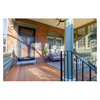 University City, Philadelphia: Sunny Porch Restoration with Earthy ...